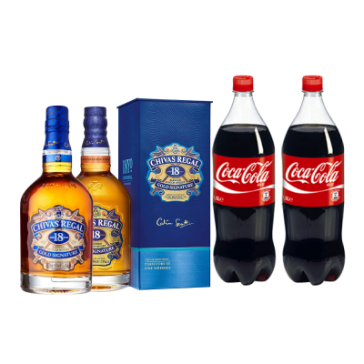 Double the Joy Bundle (2x chivas 18yrs & 2x coke 1.5L) – Alcohol Express
