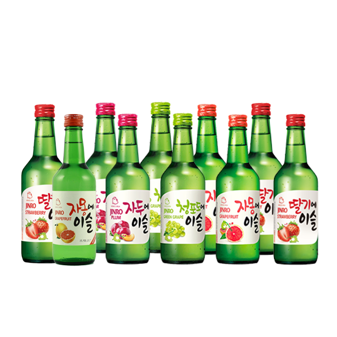 Jinro Flavoured Soju Bundle of 10 – Alcohol Express
